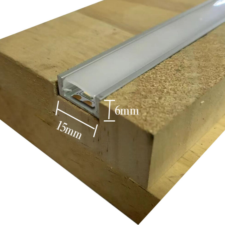 Slim LED Aluminum Channel 15X6mm