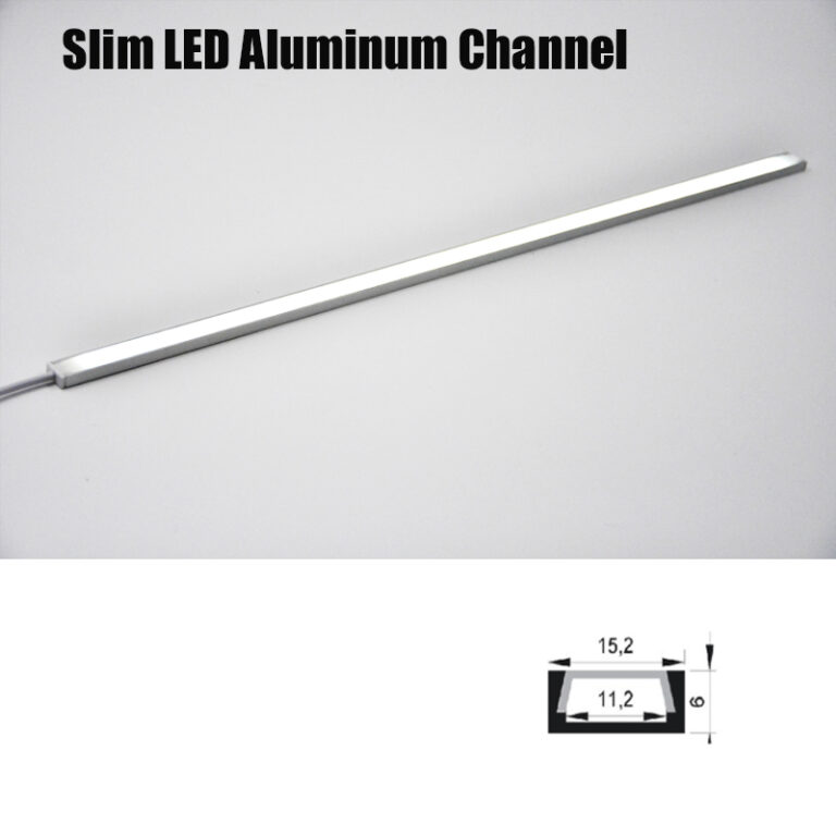 Slim LED Aluminum Channel 15X6mm