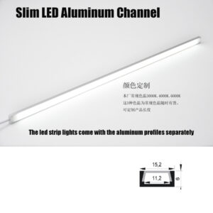 Slim LED Aluminum Channel 15X6mm